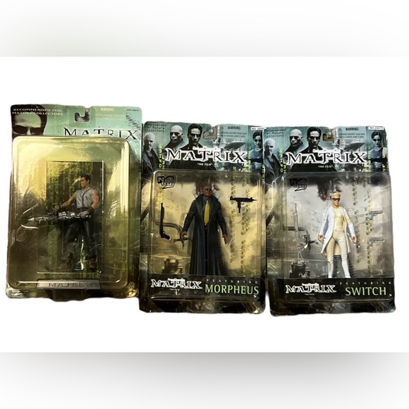 Matix | Toys | The Matrix N2 Toys 3figure Morpheus Switch Tank 999 New ...